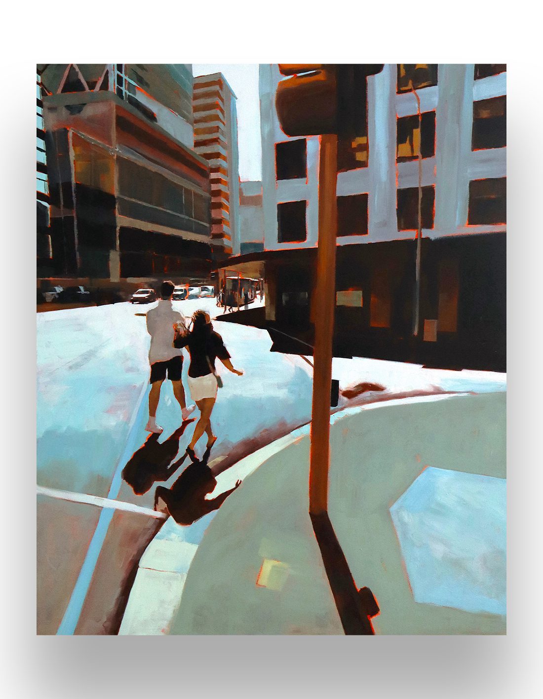 Buy ‘Beach Road’ painting on canvas | The Art Precinct