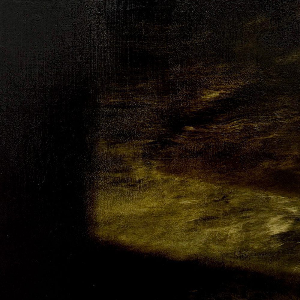 Buy ‘Unsettling Line’ oil painting on board | The Art Precinct