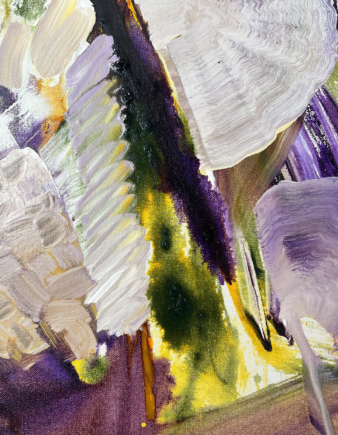 Buy Purple Song oil on canvas | The Art Precinct