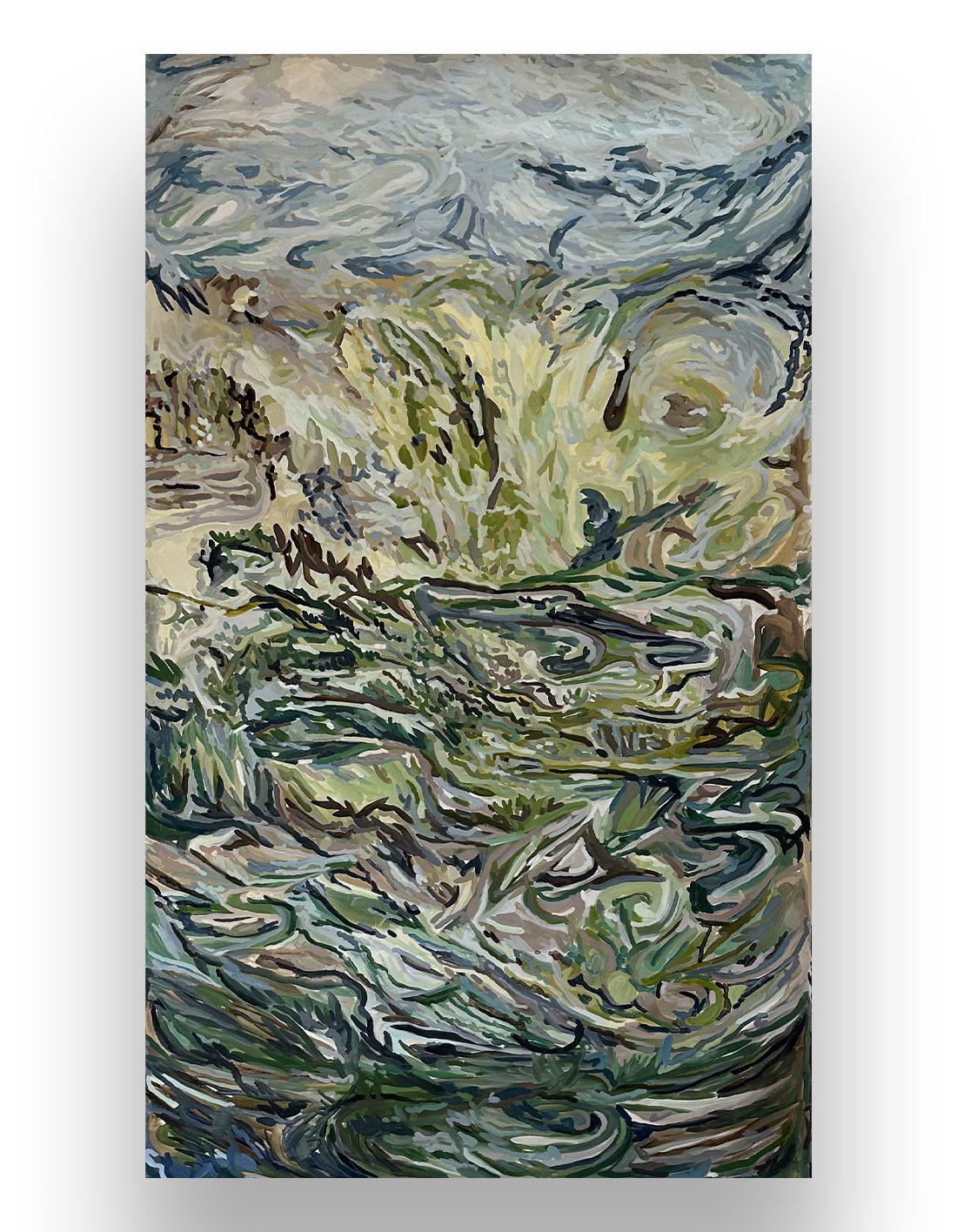 Buy Ear to the ground painting on canvas | The Art Precinct